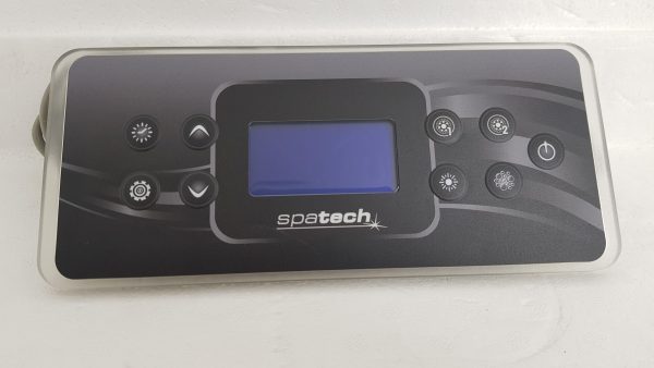 Spa-Tech 2 Pump Touchpad and Overlay - Parts 4 Spas