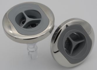 Jet - Face Only - E Style -4"- Twin Spin- S/Steel - suit Fun spas ...