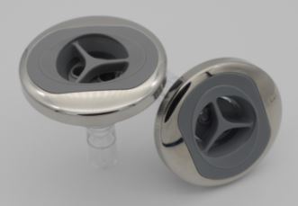 Jet - Face Only - E Style - 4"-Single Spin- S/Steel - suit Fun spas ...